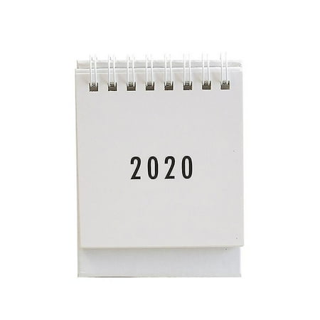 2020 Creative Desktop Paper Calendar Mini Table Calendars Desk Coil ...