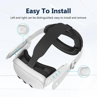 Onn. Comfort Headset Strap Accessory Compatible with Meta Quest 2 and ...