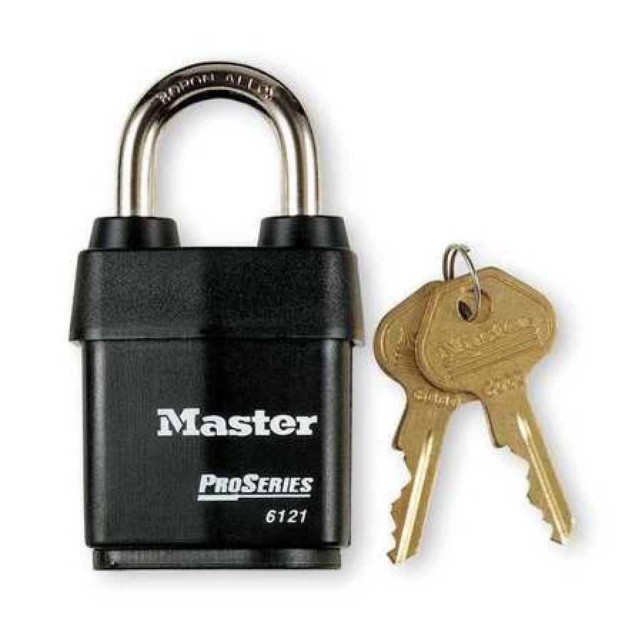 Master, MLK6121D, Lock Pro Series Rekeyable Padlock, 1 Each, Black ...