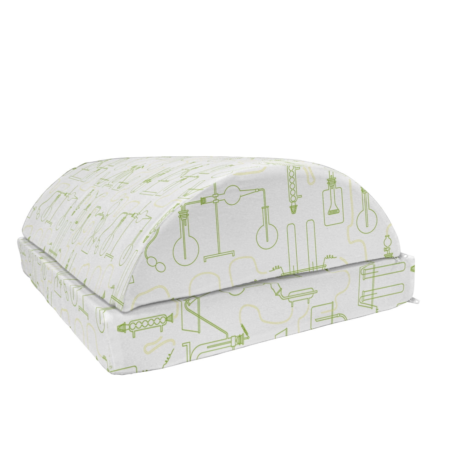 Lab Foot Rest, Biochemistry Concept with Flasks Bottles and Tubes ...