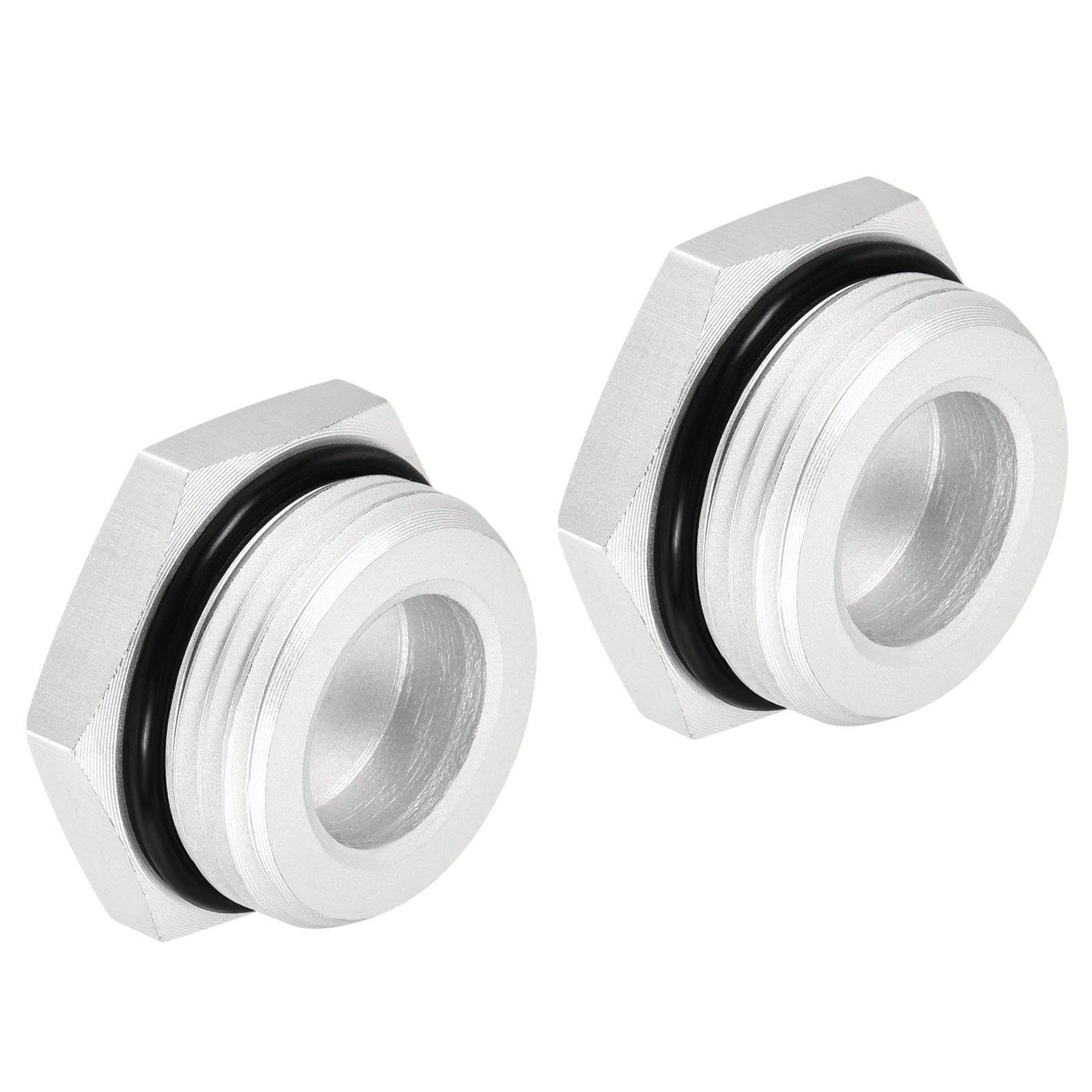 Uxcell G1 Male Thread Aluminum Hex Head Pipe Plug Cap Fitting Connector ...