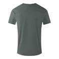 Antinious Men Solid Round Neck Zip Pocket Short Sleeve Training Fitness ...