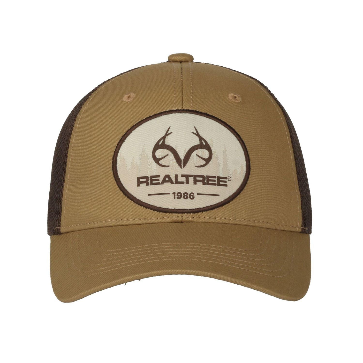 Click here for Realtree Hat With Woven Label Patch  In Old Gold A... prices