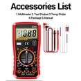 Multifunction Digital Multimeter For Home Industrial Use Measuring ...