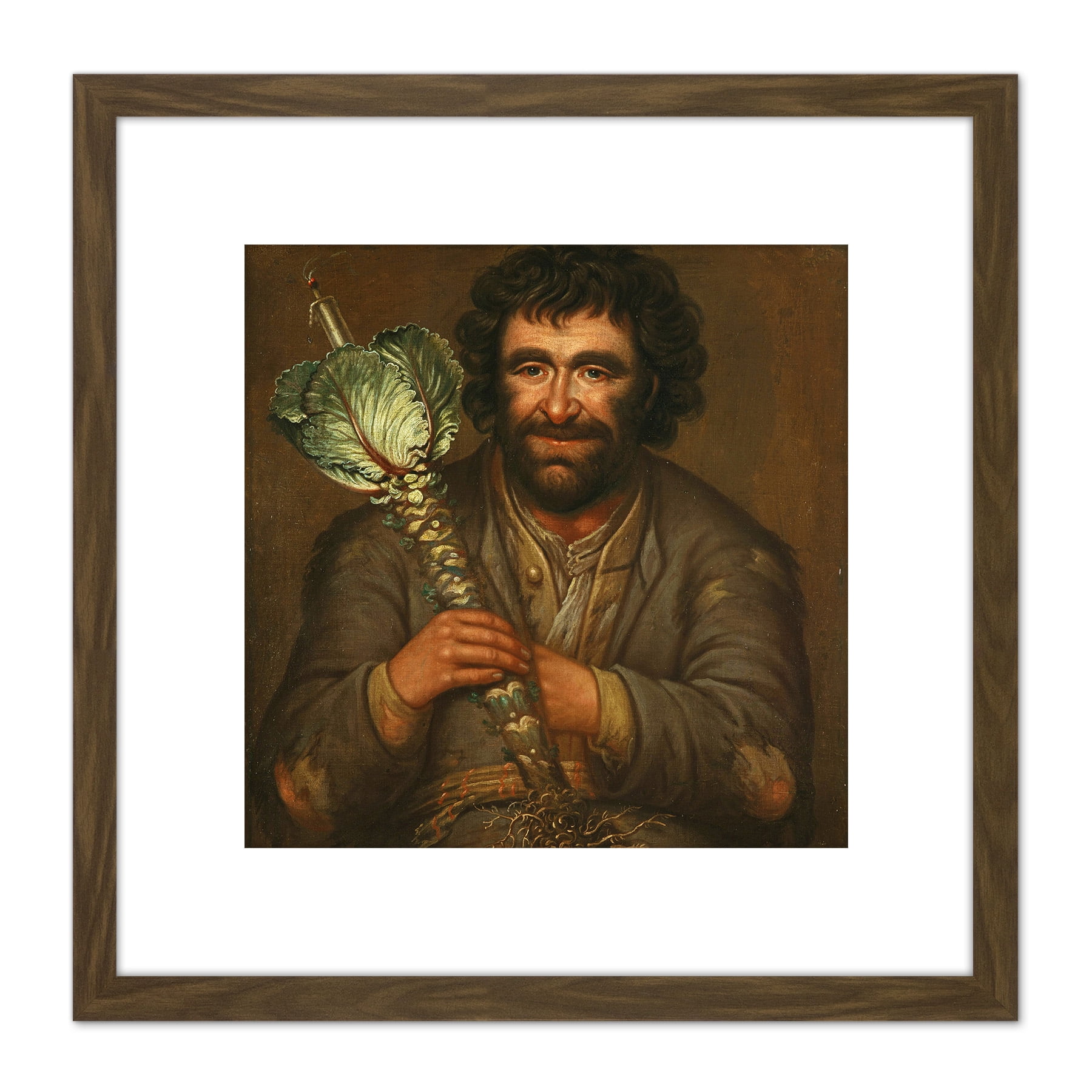 Waitt The Cromartie Fool Scottish Painting 8X8 Inch Square Wooden ...