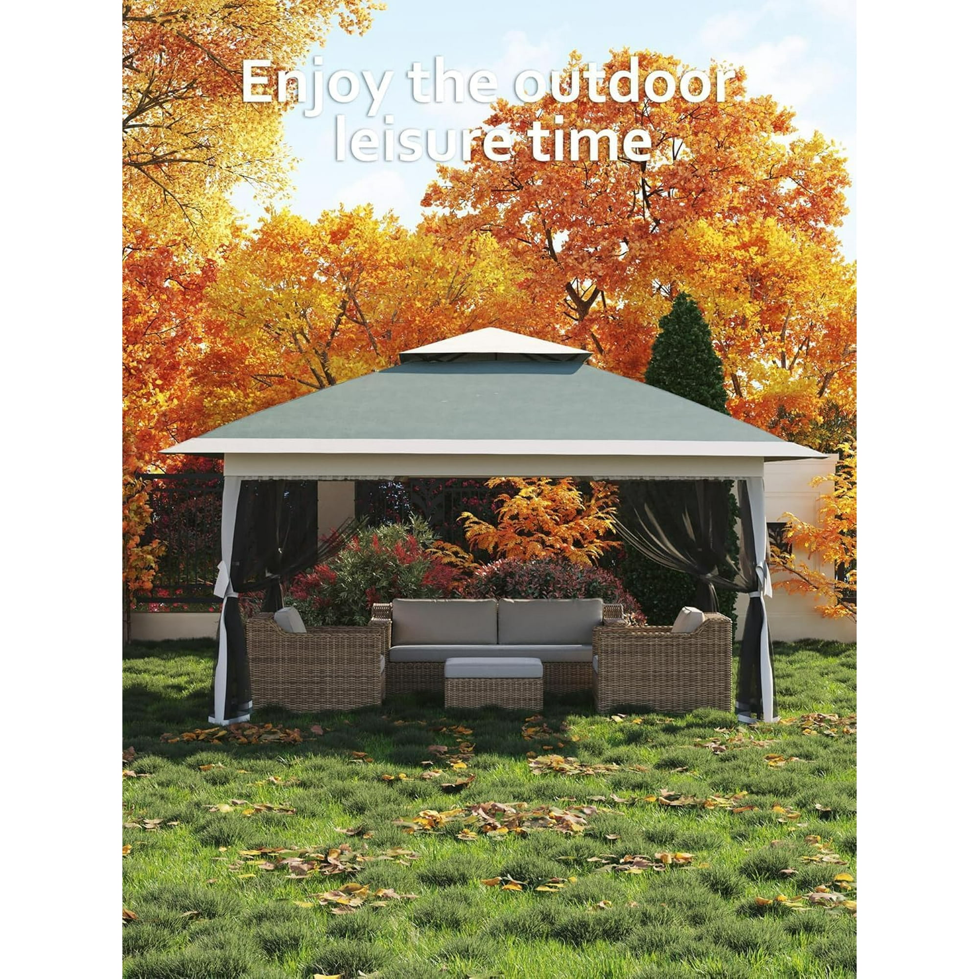 Click here for Akdsteel 13x13ft Pop-Up Gazebo  Instant Canopy Gaz... prices