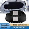Car Front Hood Sound Heat Fire Insulation Cotton Pad Soundproof Mat ...