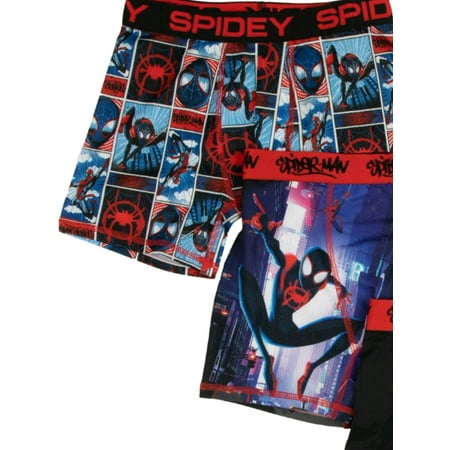 Spider-Man - Marvel Spider-Man: Spider-Verse Boys 4-10 Underoos, 3 Pack ...