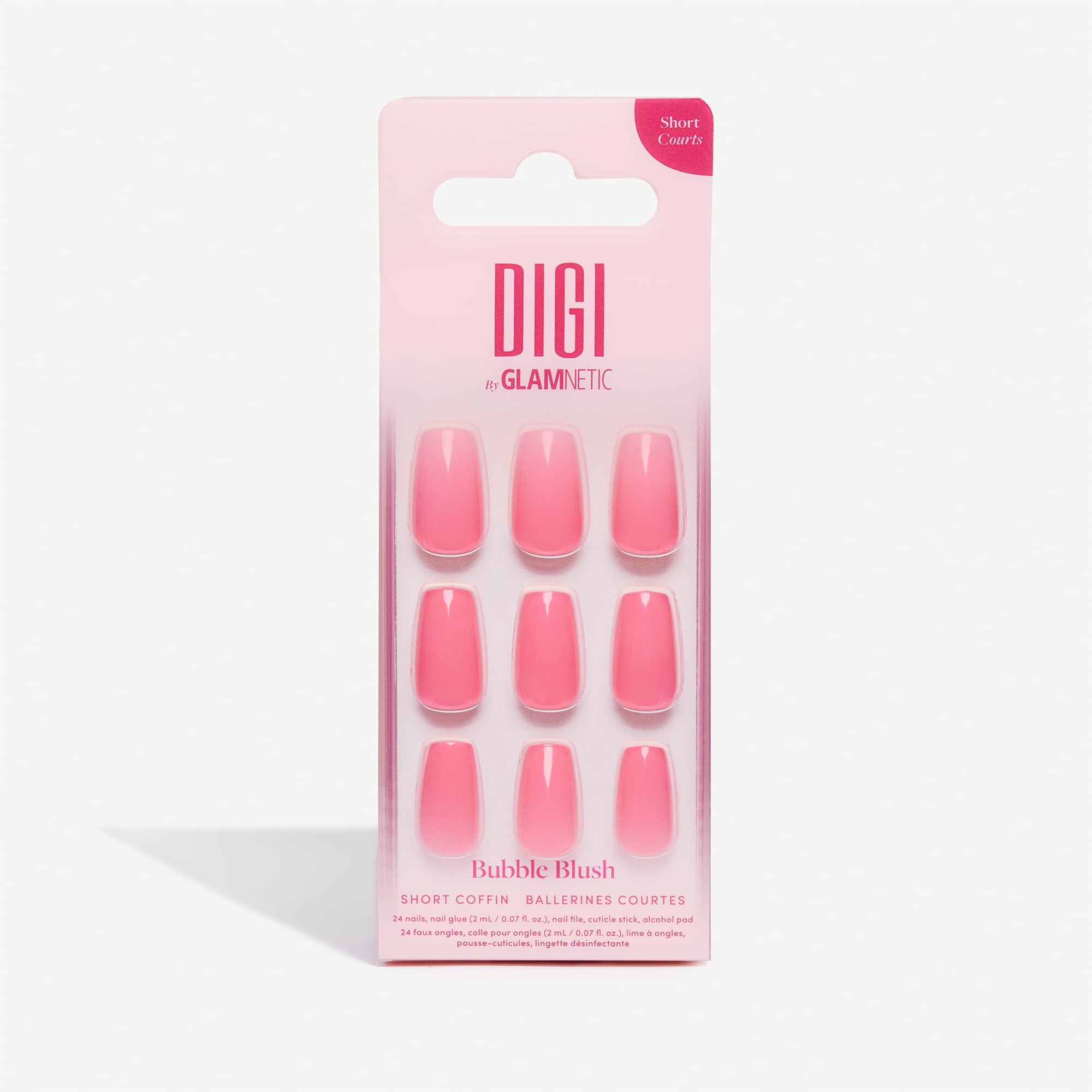 Click here for Digi By Glamnetic Bubble Blush Press-On Nails prices