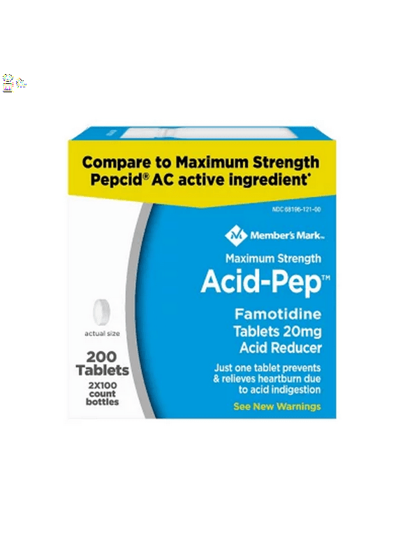 Famotidine in Acid Reflux - Walmart.com