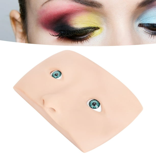 Makeup Practice Face 3D Eye Painting Practice Plastic Face Silicone ...