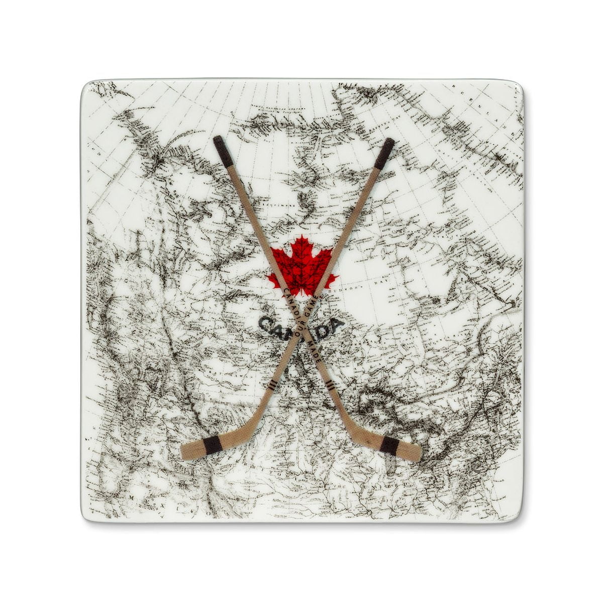 Set of 12 Hockey Sticks & Map Coaster - Walmart.com