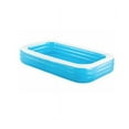 Bestway 54009E Deluxe Rectangular Large Inflatable Family Swimming Pool ...