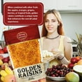 Spicy World Golden Raisins RRF12 2 LB Bulk Sweet & Seedless Sultanas ...
