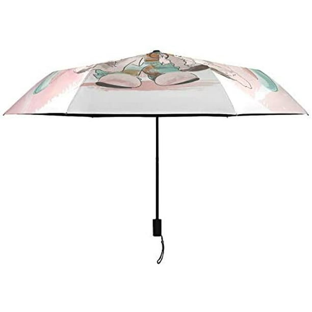 Rabbit In The Snow Parasol Umbrella for Girl,Woman,Ladies, Manual Open ...