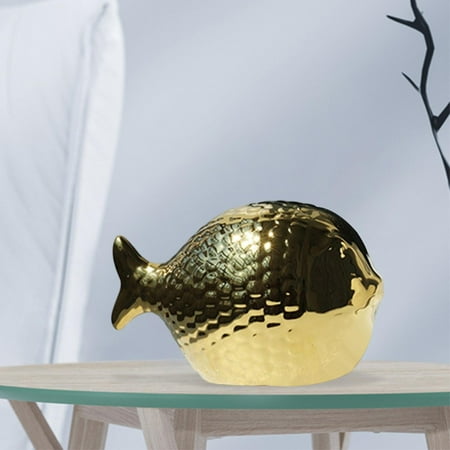 Modern Fish Statues Photo Prop Collectible Gift Exquisite Figurines ...