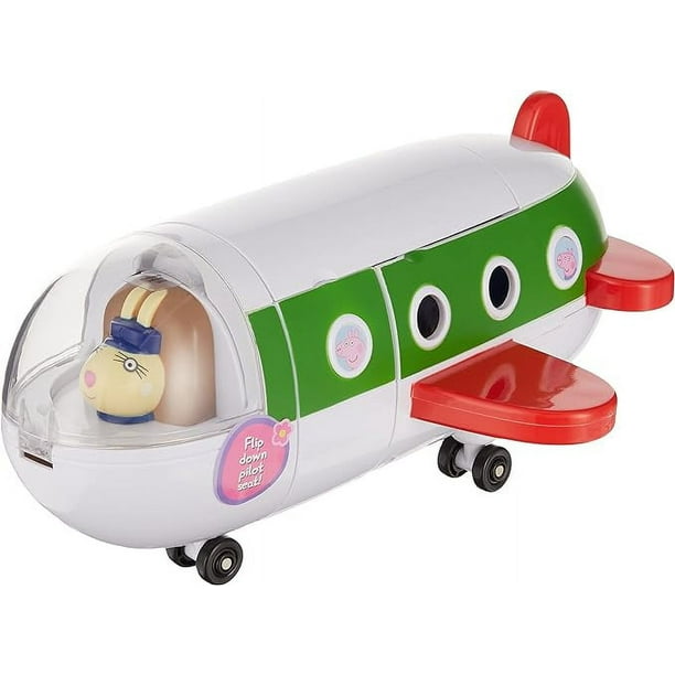 Peppa Pig Holiday Plane Vehicle Playset, 5 Pieces - Includes Talking ...