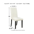 Signature Design by Ashley Kimonte Parsons Dining Room Chair, Set of 2 ...