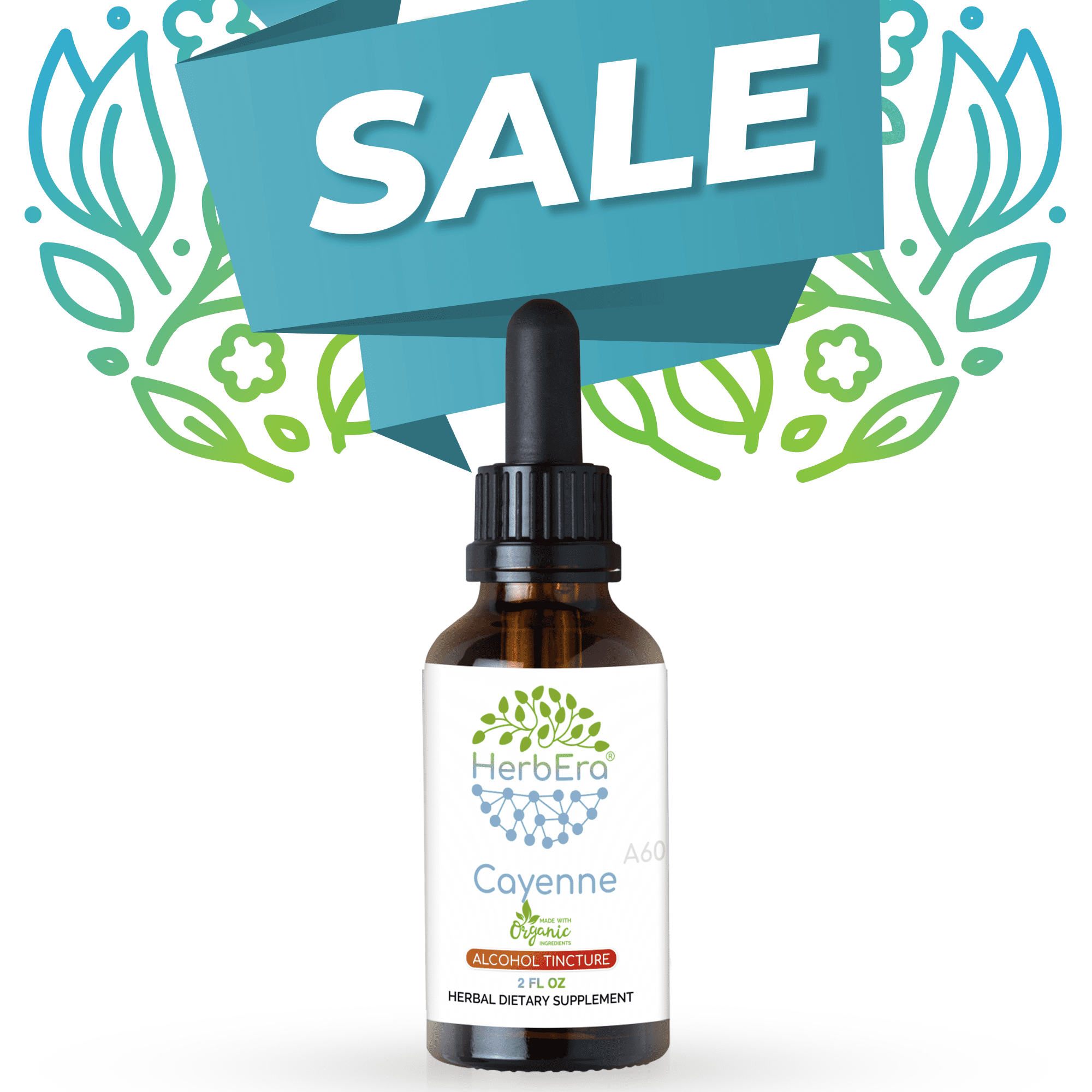 Cayenne Alcohol Herbal Extract Tincture, Super-Concentrated Organic ...