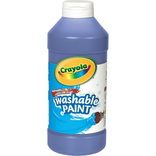 Crayola Washable Paint, Blue, 16 oz - Walmart.com - Walmart.com