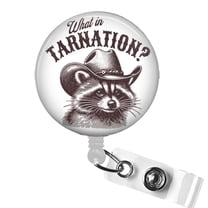 What in Tarnation Raccoon Badge Reel – Funny Western ID Clip for Nurses ...