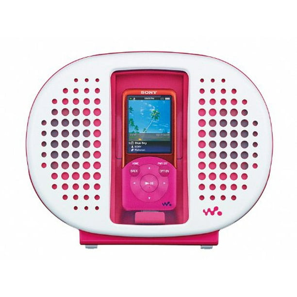 Dock speaker for SONY Walkman Waterproof specification Pink RDP-NWR100 ...