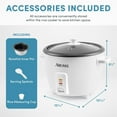 Visualz® Rice Cooker, 8-Cup (Uncooked) / 16-Cup (Cooked), Pot-Style ...