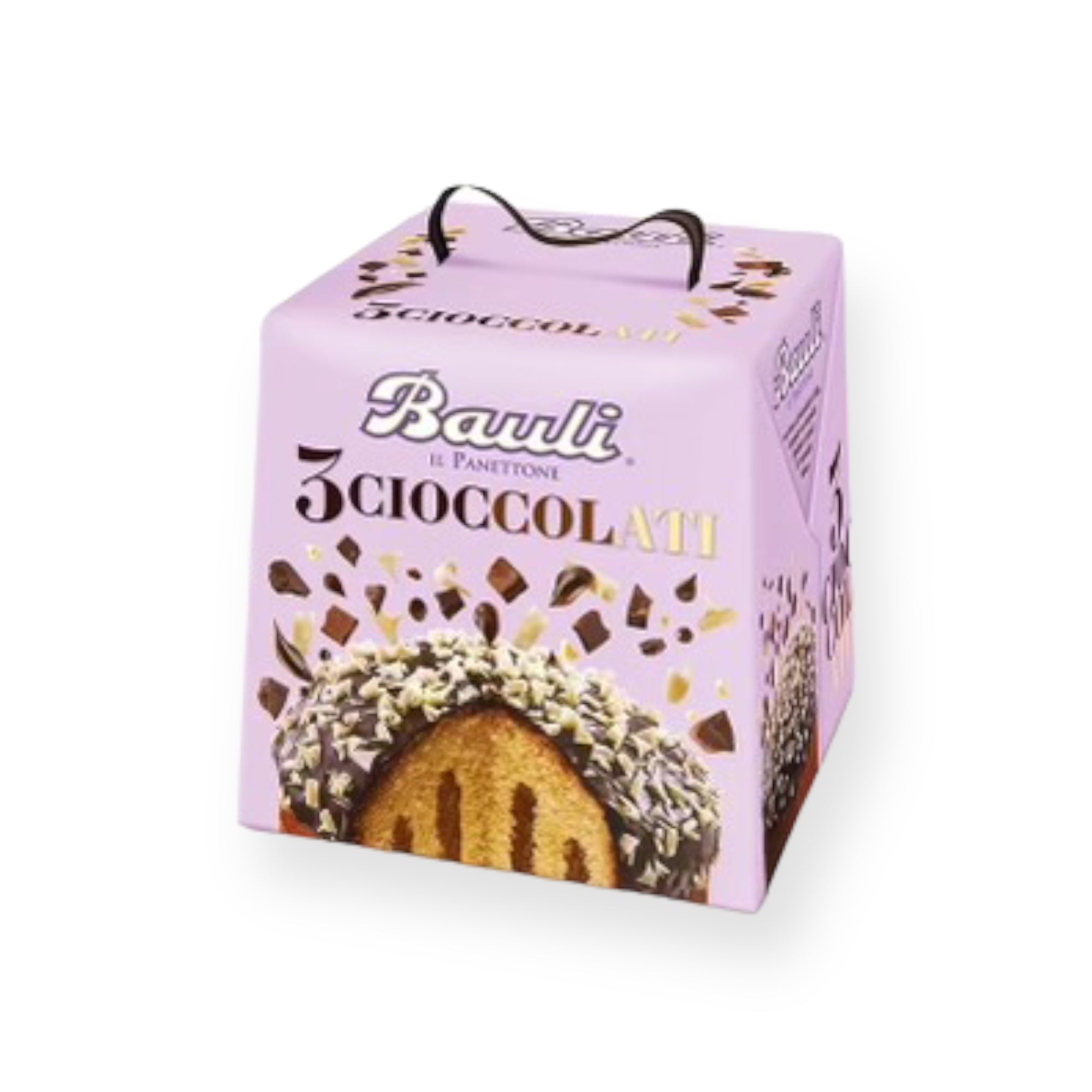 Bauli Panettone Three Chocolates 750g - Walmart.com