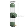 Automatic Parrot Water Feeder Durable Metal Cage Dispenser Easy Install ...