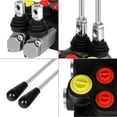 Hydraulic Control Valve 2 Spool 13 GPM SAE Ports Adjustable Relief ...