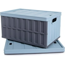 Free Shipping! Citylife Collapsible Storage Bins with Lid Plastic 64L ...