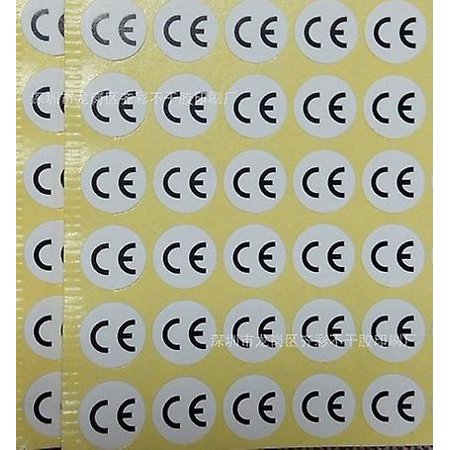 Black And White Ce Sticker Sticker Label Test Stickers | Walmart Canada