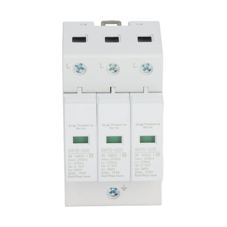 AC Surge Protector, Insulated Terminal 200KA Surge Protective Device ...