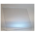 Clear Sign Holders - 11 x 8.5 Horizontal Landscape Slanted Acrylic ...