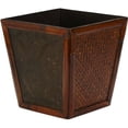 Nearly Natural 4pc Bamboo Square Decorative Planter Set - Walmart.com
