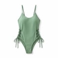 Ayolanni One-Piece Swim Suits for Women 2026 Push-Up Tummy Control ...