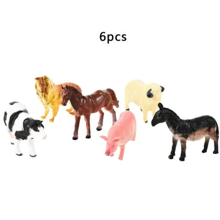 Animal Models Simulation Toys Animal Accessories Kids PVC Toys Pre ...