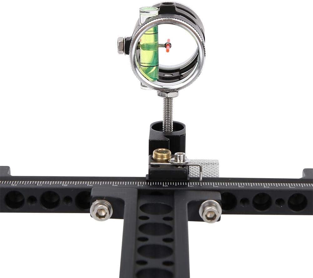 Bmatwk Archery Bow Sight,Aluminum 1 Pin 019" Fiber Optics Bow Sight ...