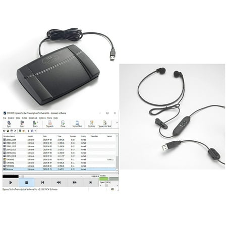 Express Scribe Pro Transcription Software with USB Foot Pedal - Walmart.ca