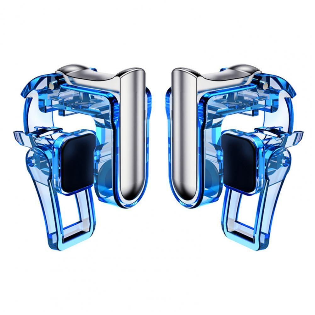 Leadingstar 1 Pair Metal Gt01 Game Controller Internal Slot Compact Mobile Phone Game Trigger Joystick Chicken-Eating Auxiliary Button 2.4cm X 3.7cm X