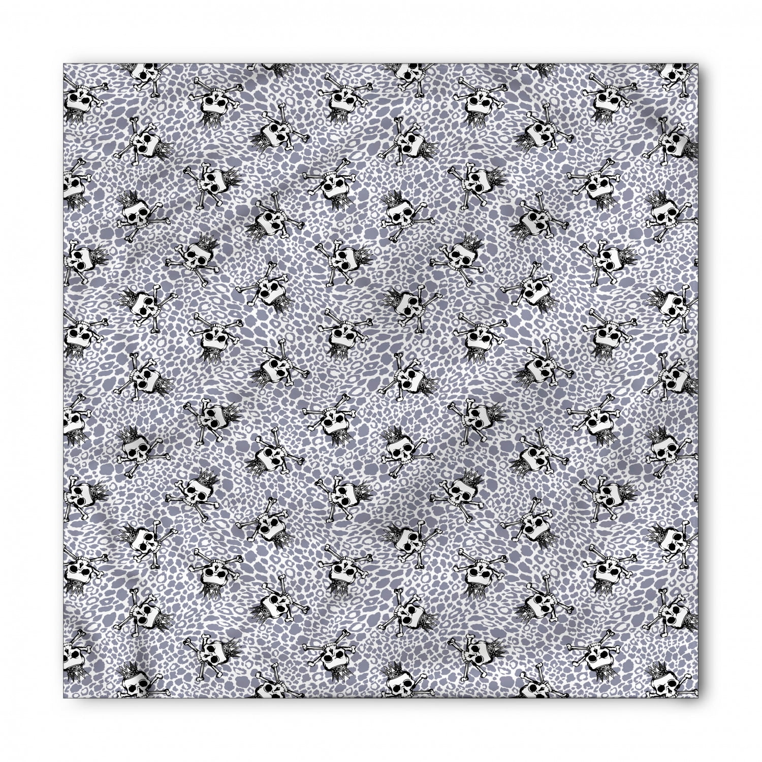 Skull Bandana, Skull Crossbones Wild, Unisex Head and Neck Tie, by ...