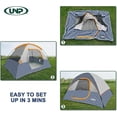 UNP 4-Person Outdoor Camping Tent, Lightweight, Waterproof, & Windproof ...