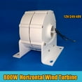 Wind Turbine And Water Turbine Low Speed 600W 800W 1000W 12V 24V 48V ...