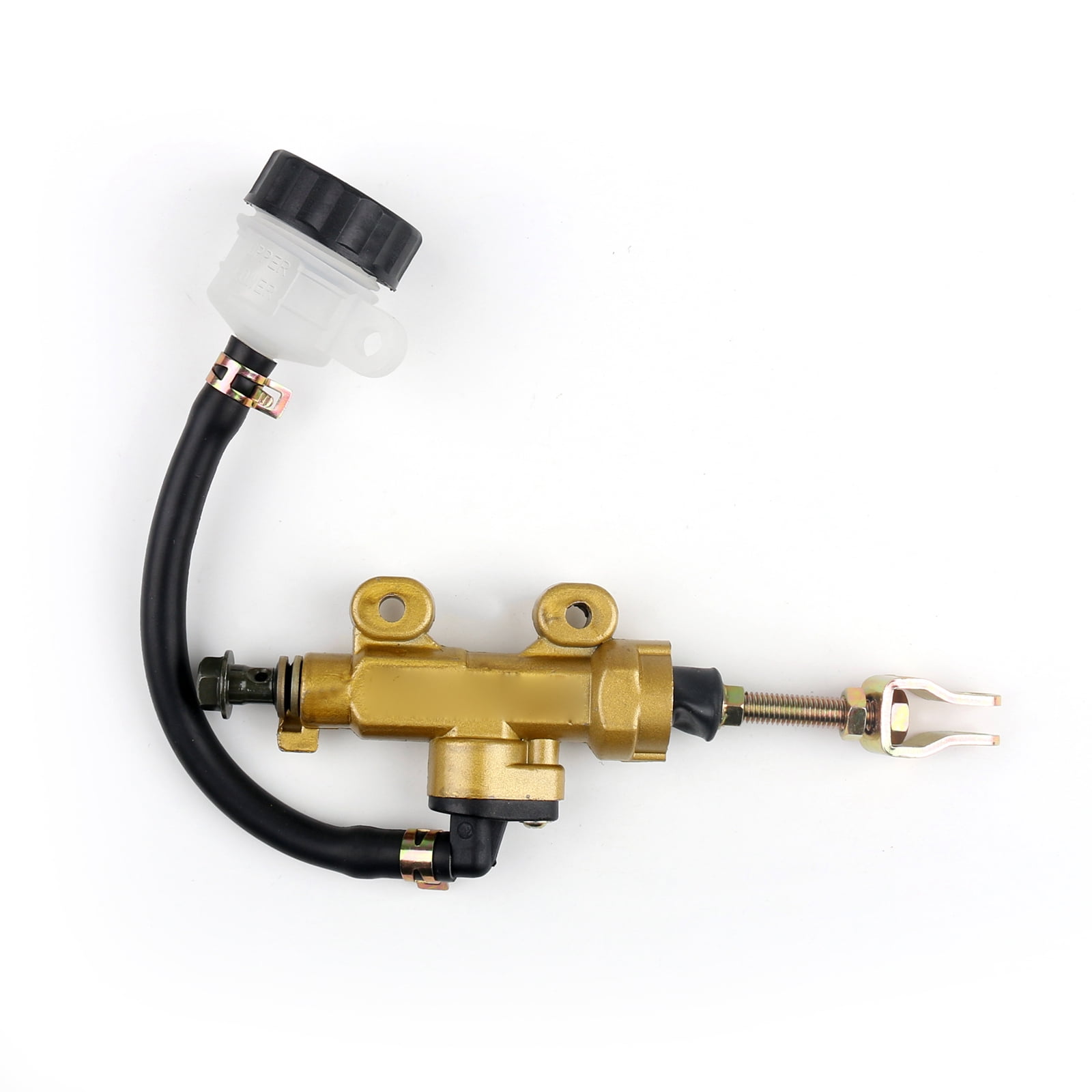Areyourshop Motorcycle Rear Master Cylinder Hydraulic Brake Pump Fluid ...
