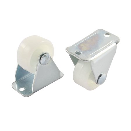 Shopping Trolley Rectangle Plate Fixed Universial Caster Wheels 2 Pcs ...