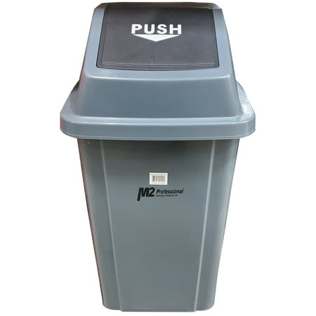 M2 M2 - 100 L Square Garbage Container w/Push Lid Case [1 ct] | Walmart ...