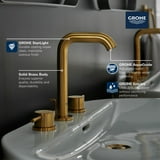 Grohe 20 297 A Essence 1.2 GPM Widespread Bathroom Faucet - Brushed ...