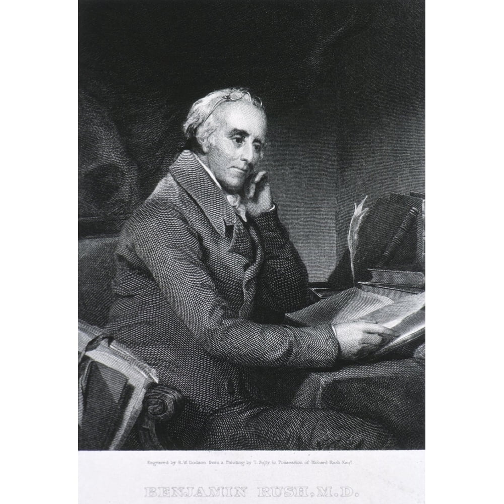 Benjamin Rush (1745-1813) History (18 x 24) - Walmart.com - Walmart.com