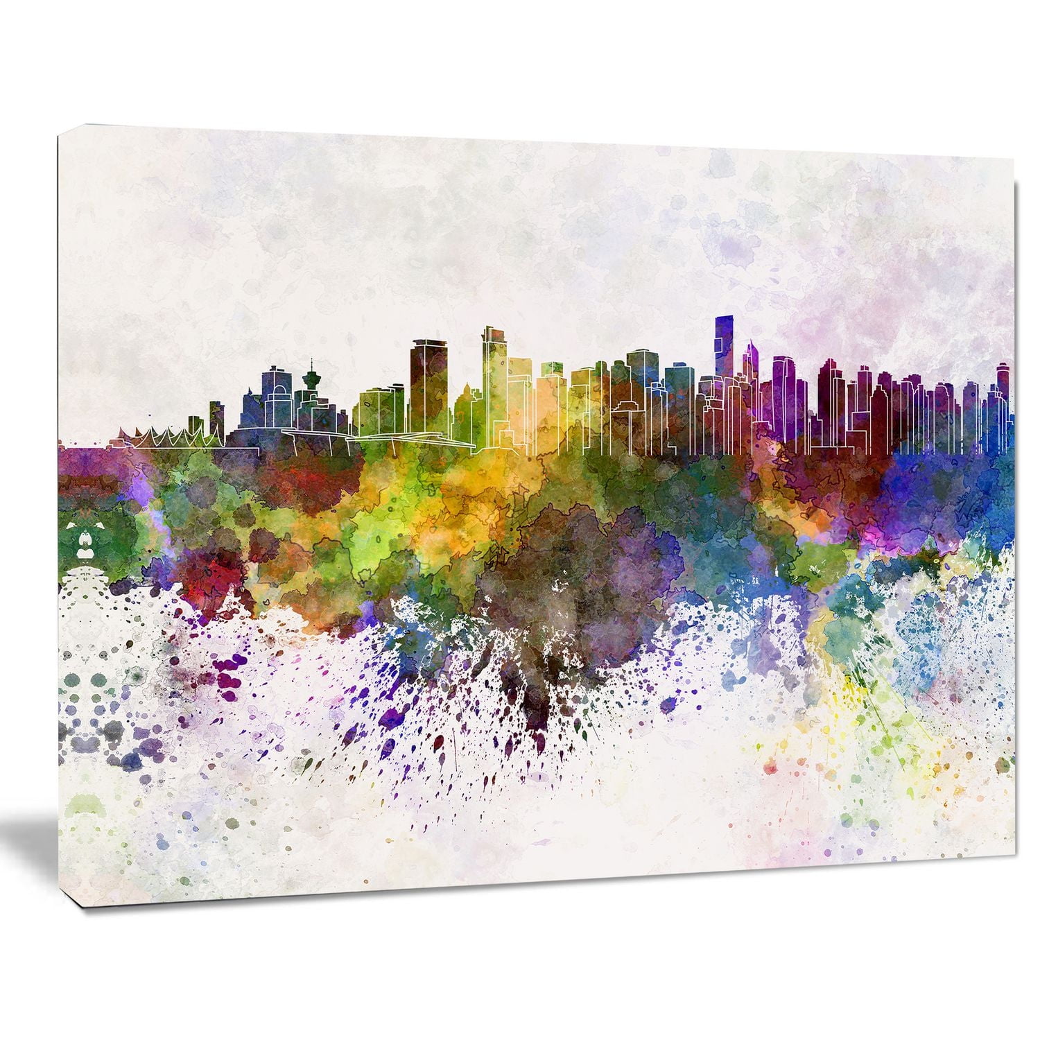 Click here for Designart Design Art Vancouver Skyline Canvas Prin... prices