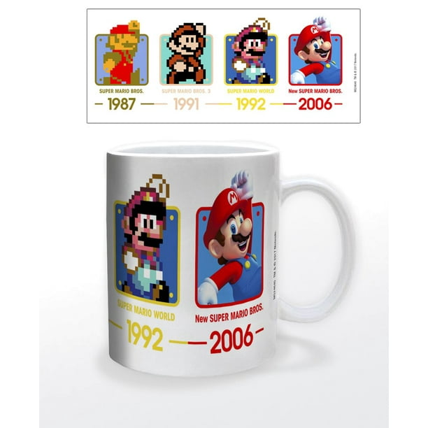 Super Mario Bros. Through The Years Nintendo 11oz. Coffee Mug - Walmart.com